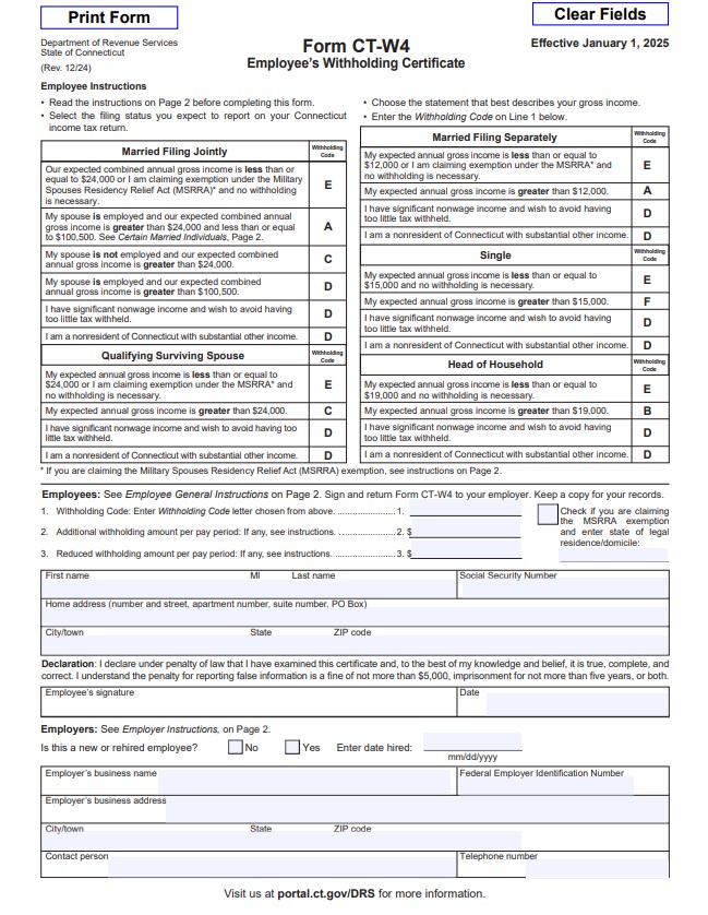 Application Document Checklist